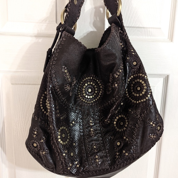 Isabella Fiore | Bags | Isabella Fiore Leather Python Purse | Poshmark